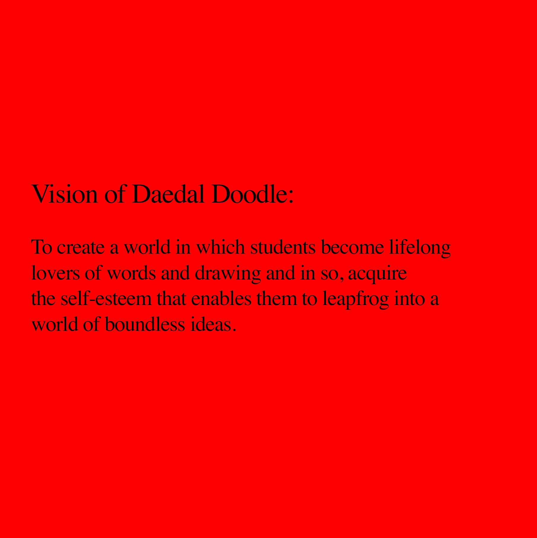 Daedal Doodle Dictionary Curriculum - Daedal Doodle